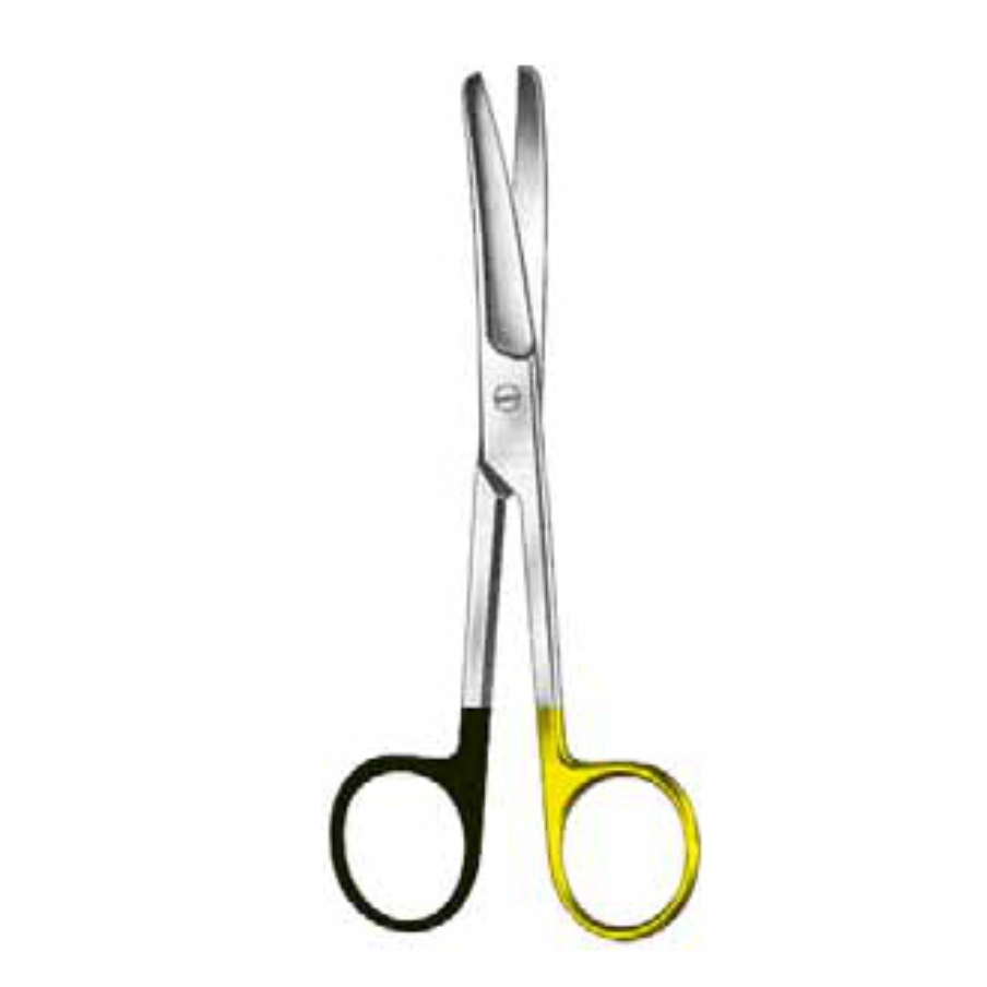 Standard Operating Scissor Curved bl/bl 14.5 cm TC Super Cut – Adwat ...