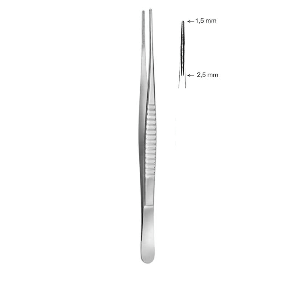 DE BAKEY Atraumatic Tissue Forcep 1.5mm 16.0 cm – Adwat Alshifaa ...