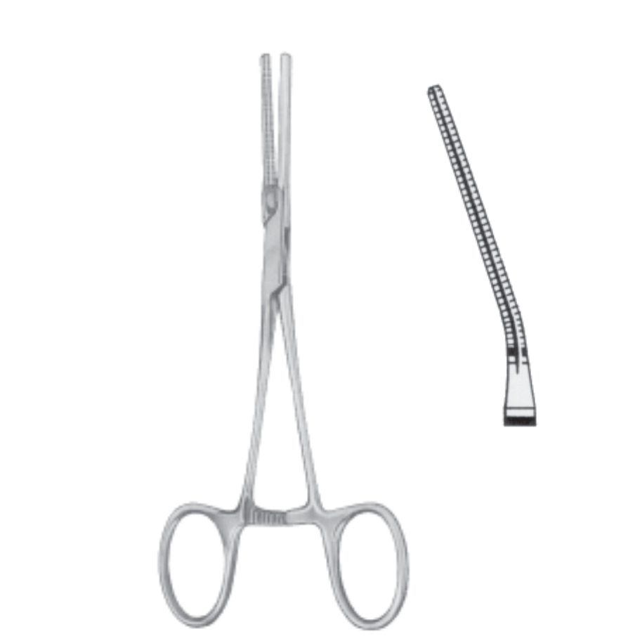 Atraumatic Pediatric Vascular Clamp Angled Fig.2 – Adwat Alshifaa ...