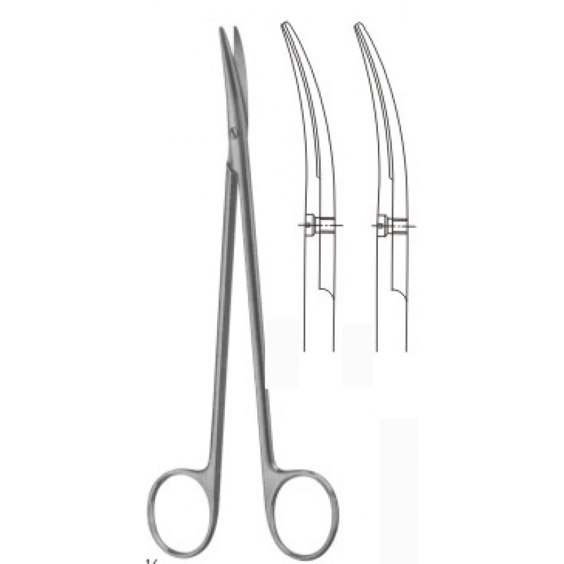 TOENNIS-ADSON DISSECTING SCISSORS SIZE: 175 MM – Adwat Alshifaa Medical UAE